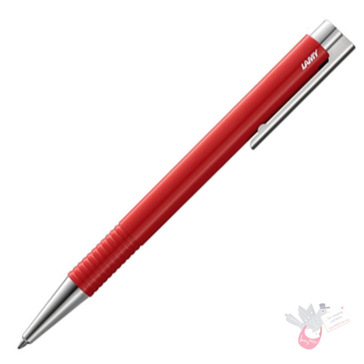 Buy LAMY Logo Plus Ballpoint Pen - Red | LarryPOST
