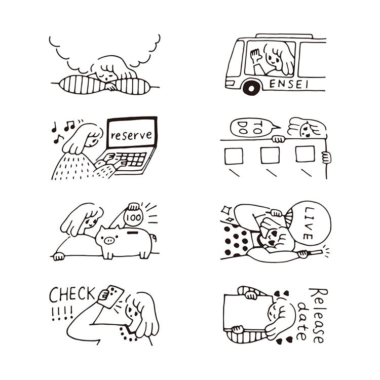 MIDORI - Stamp - Rotating Dial - My Favourites | LarryPOST