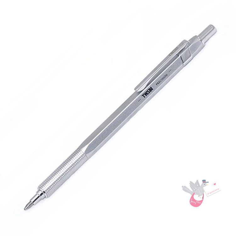 Buy TWSBI Precision Ballpoint Pen -1.0mm - Matt Silver | LarryPOST